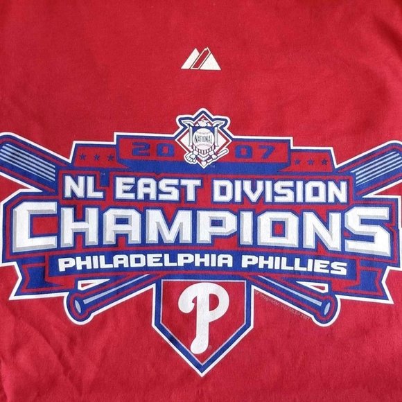 Majestic | Shirts | New Phillies 206 Champions Shirt Nl East Division ...